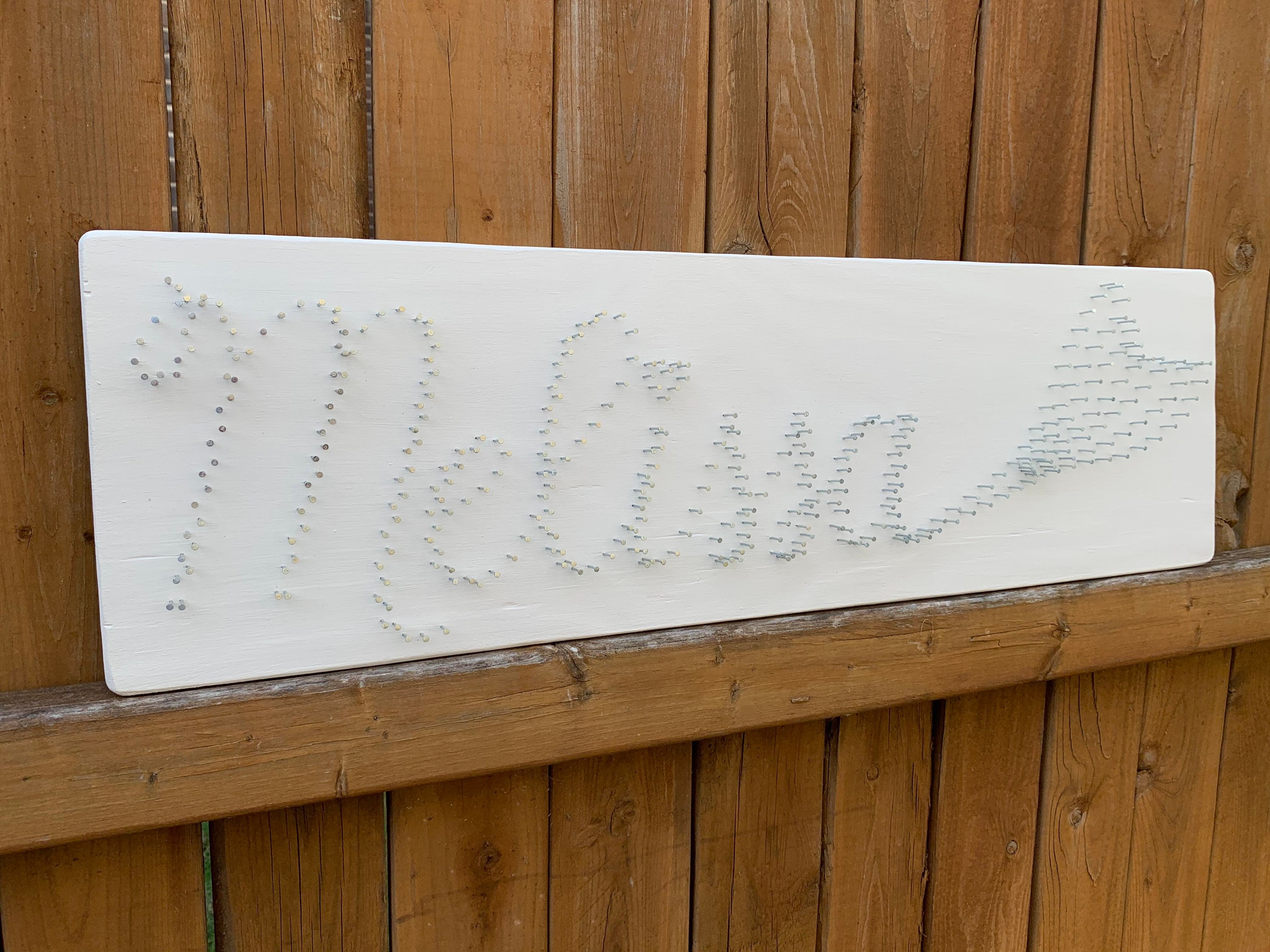 Name String Art Baby Name Sign Nursery Decor Custom Baby | Etsy