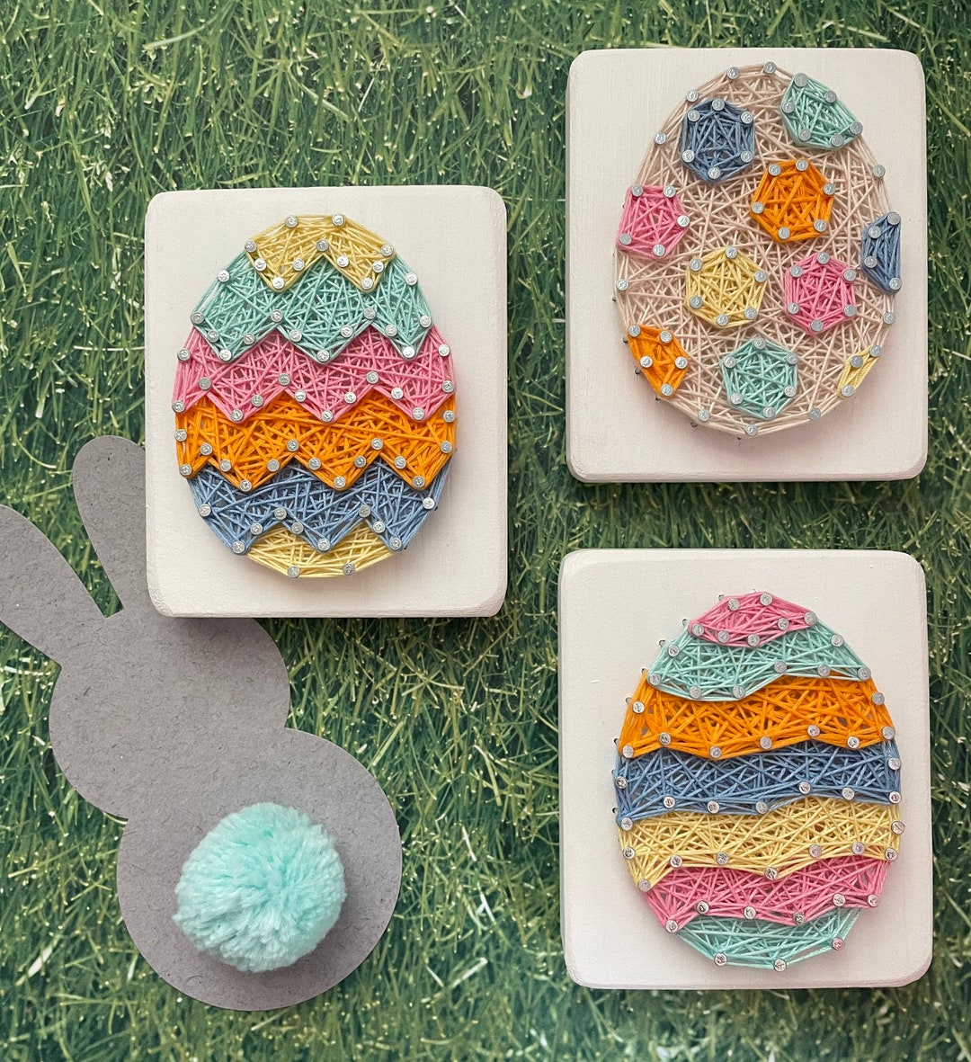 Easter Egg Decorations, Spring String Art, Easter Decorations, April Gifts, Basket Stuffers ...