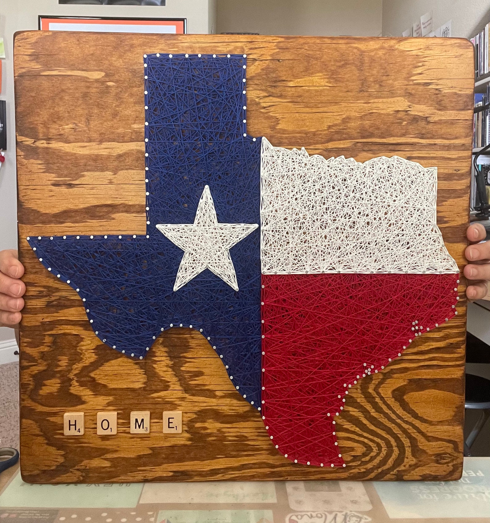 Texas String Art, Texas Flag Wood, Housewarming Gift, New Home Gift ...