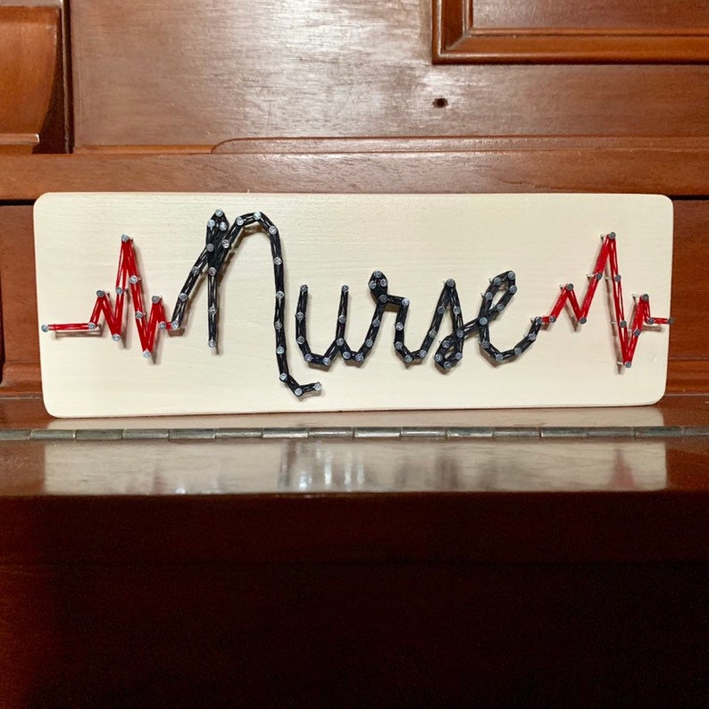 Nurse String Art School Nurse Sign Nurse Graduation Gift | Etsy
