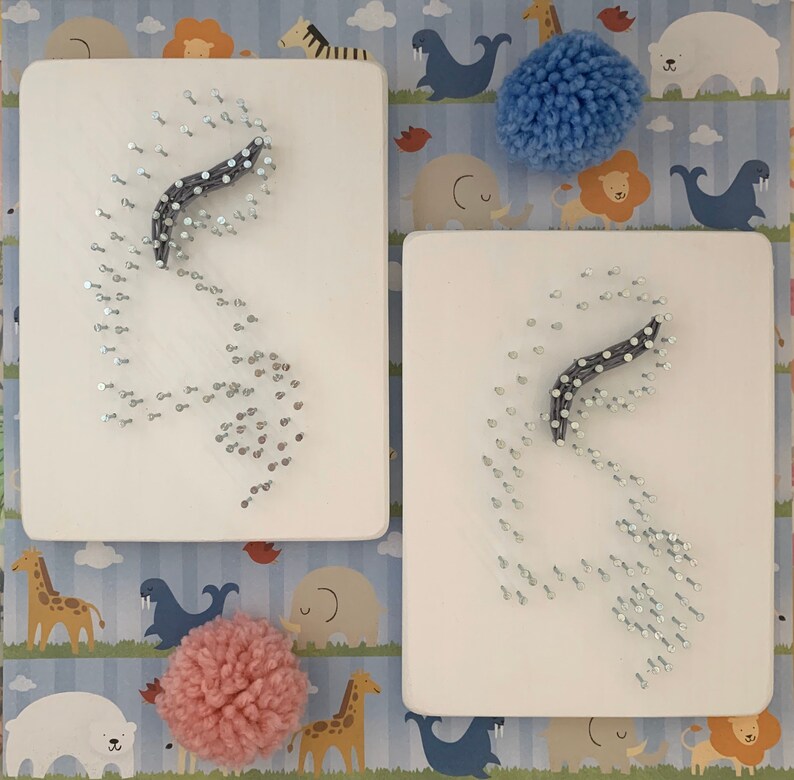 Baby Bump String Art Baby Gift Gender Reveal Baby Shower | Etsy