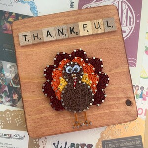 Thanksgiving Decor, Turkey Sign, Tom the Turkey String Art, Thankful ...
