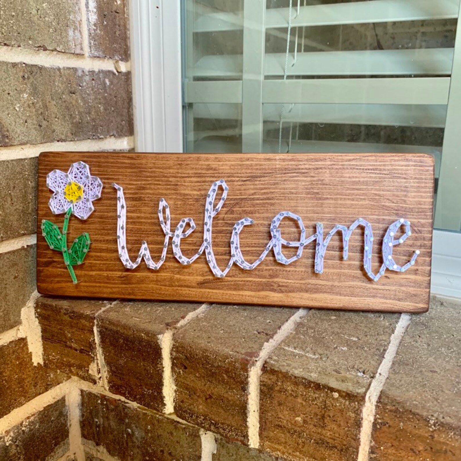 Welcome String Art Welcome Sign Wedding Housewarming Gift - Etsy Norway