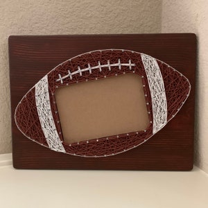 Football String Art Picture Frame Sign Game Room Decor Man - Etsy