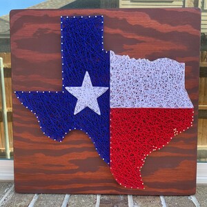 Texas String Art, Texas Flag Wood, Housewarming Gift, New Home Gift ...