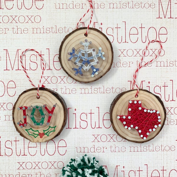 String Art Ornaments - Etsy