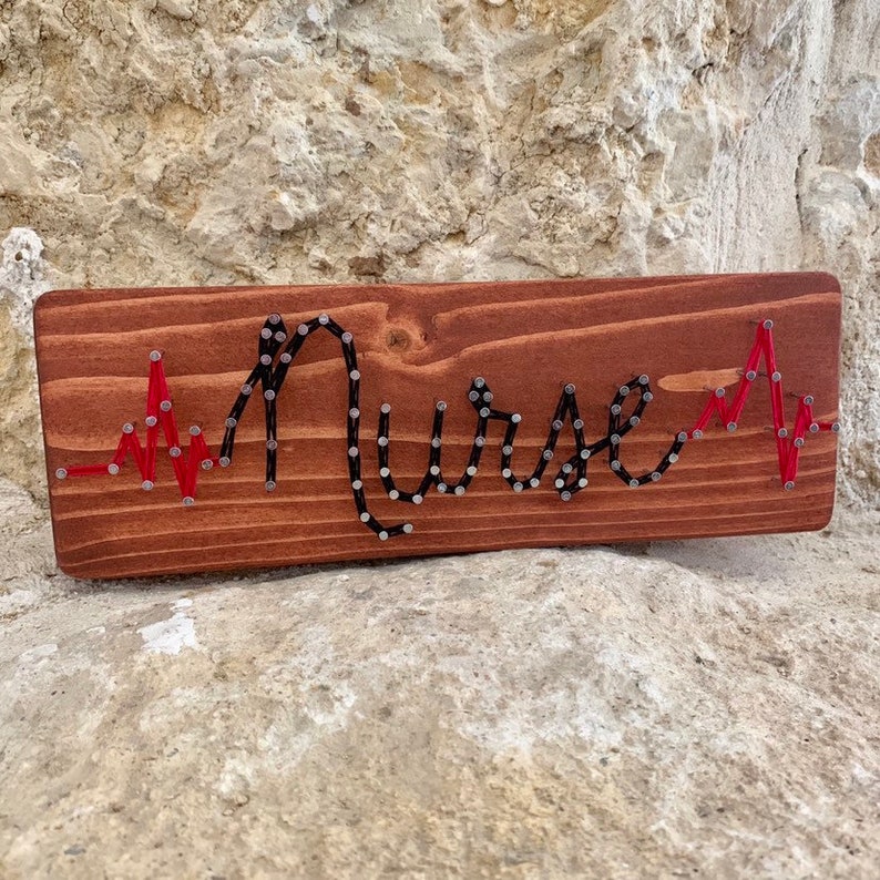 Nurse String Art School Nurse Sign Nurse Graduation Gift | Etsy