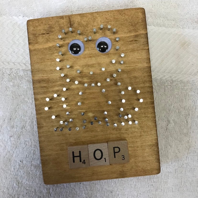 Frog Art String and Nail Frog Gifts Nail Art Children Room | Etsy