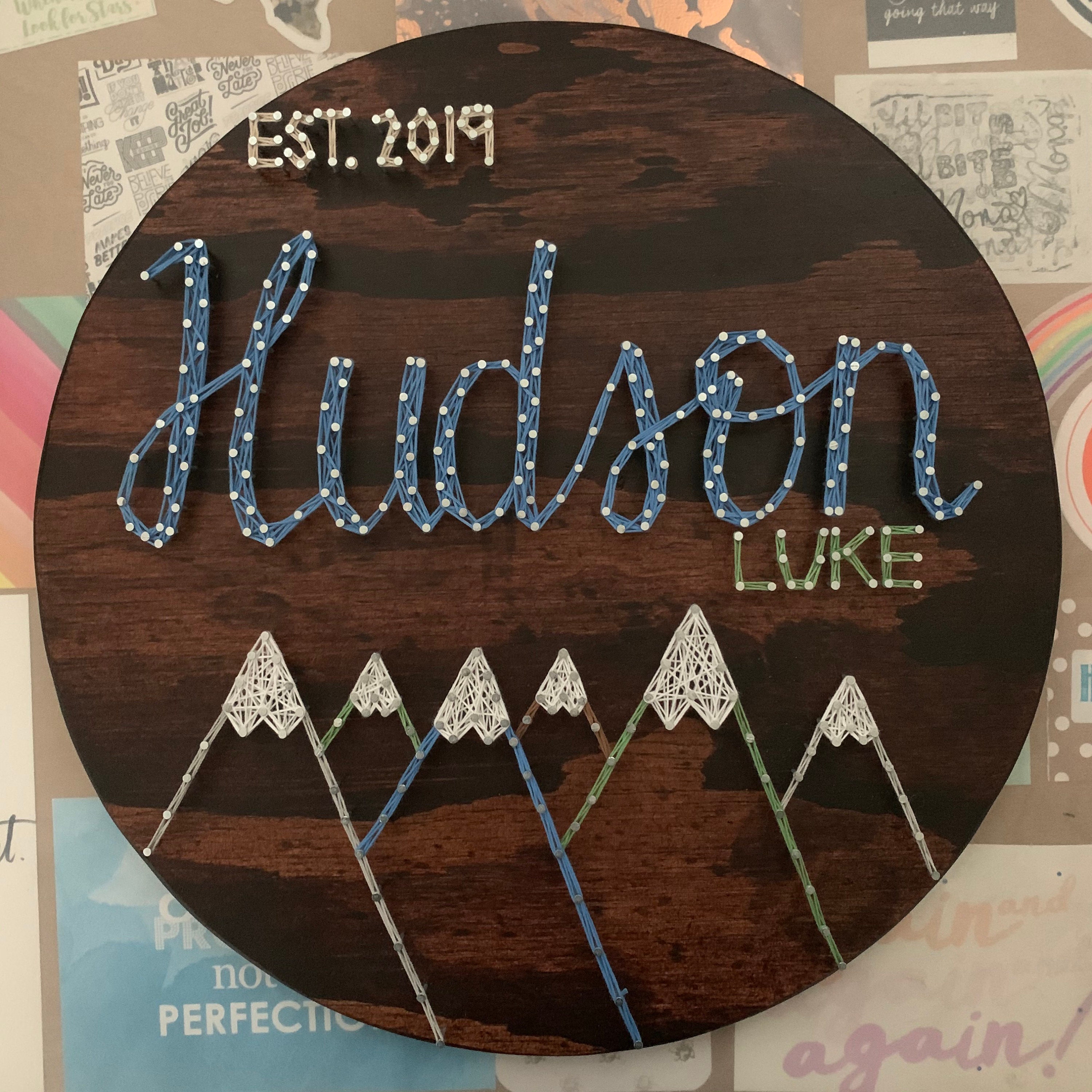 Custom Name String Art Personalized Sign Nursery Decor New - Etsy