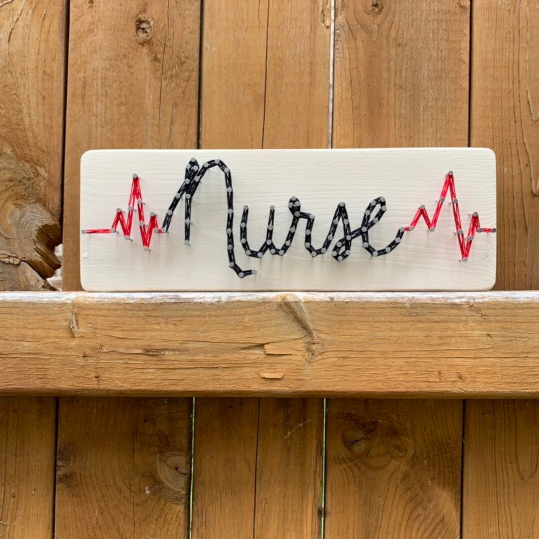 Nurse String Art School Nurse Sign Nurse Graduation Gift - Etsy