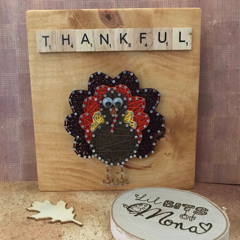 Thanksgiving Decor Turkey Sign Tom the Turkey String Art - Etsy
