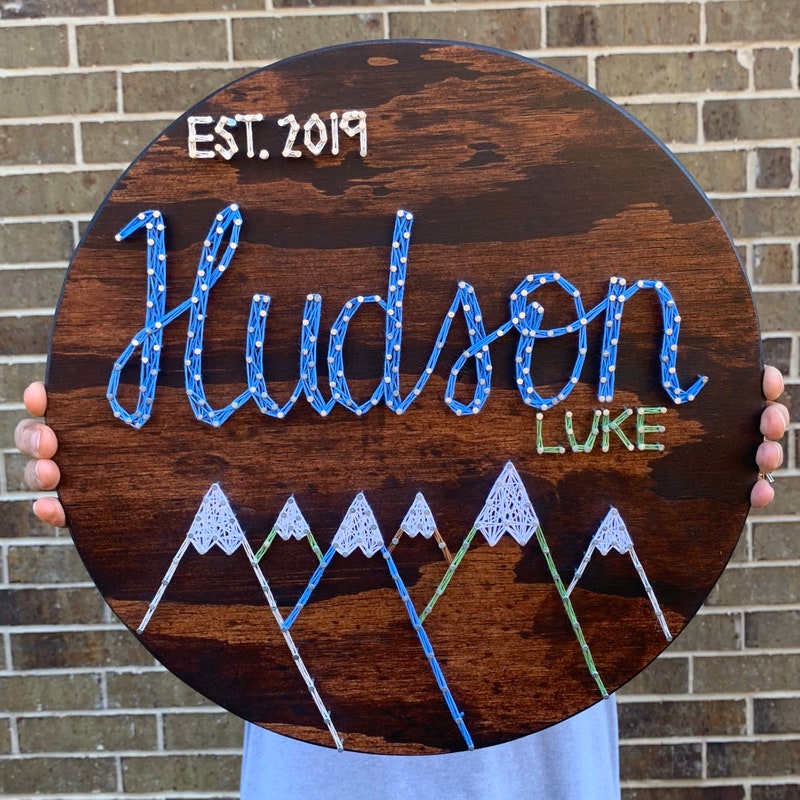 Name String Art - Etsy