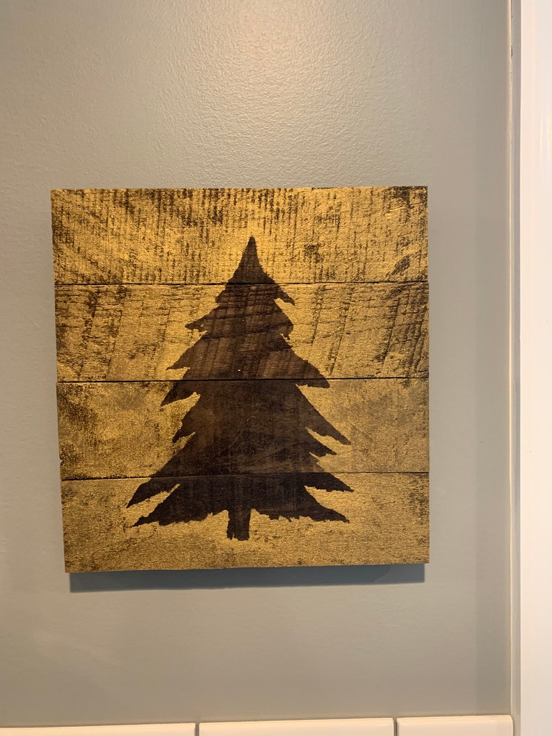 Christmas tree Christmas tree wall sign Christmas tree wall | Etsy