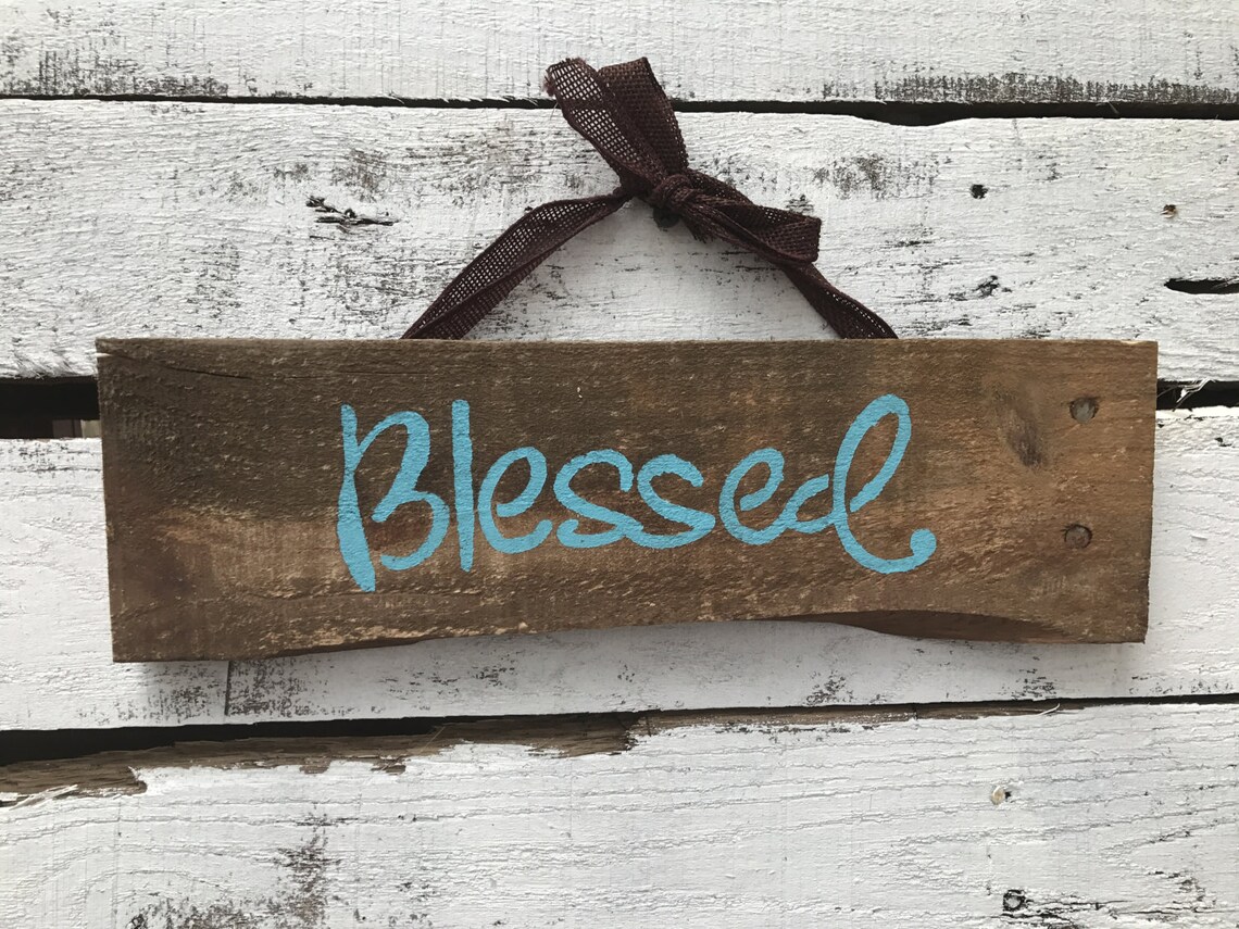Blessed Sign Family Sign Pallet Signs Blessed Pallet Sign | Etsy