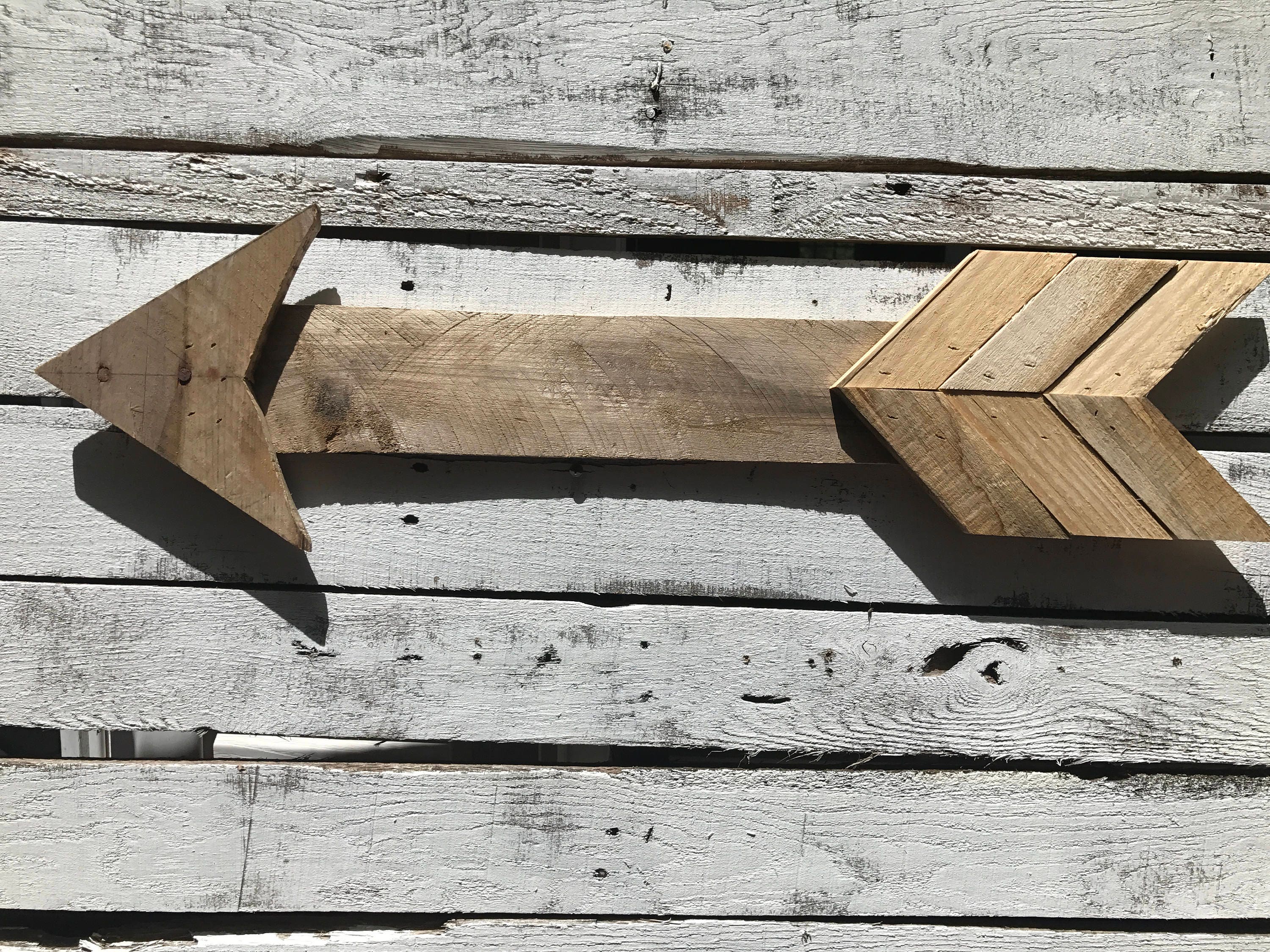 Arrow Pallet Arrow Wood Arrow Wall Decor Pallet Wall | Etsy