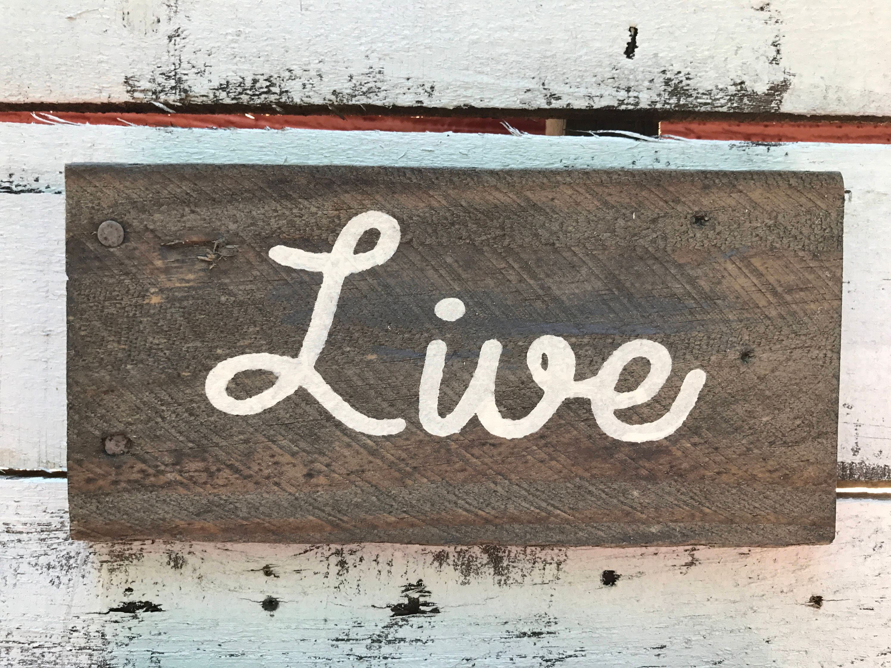 Live laugh love pallet decor live laugh love wall decor | Etsy