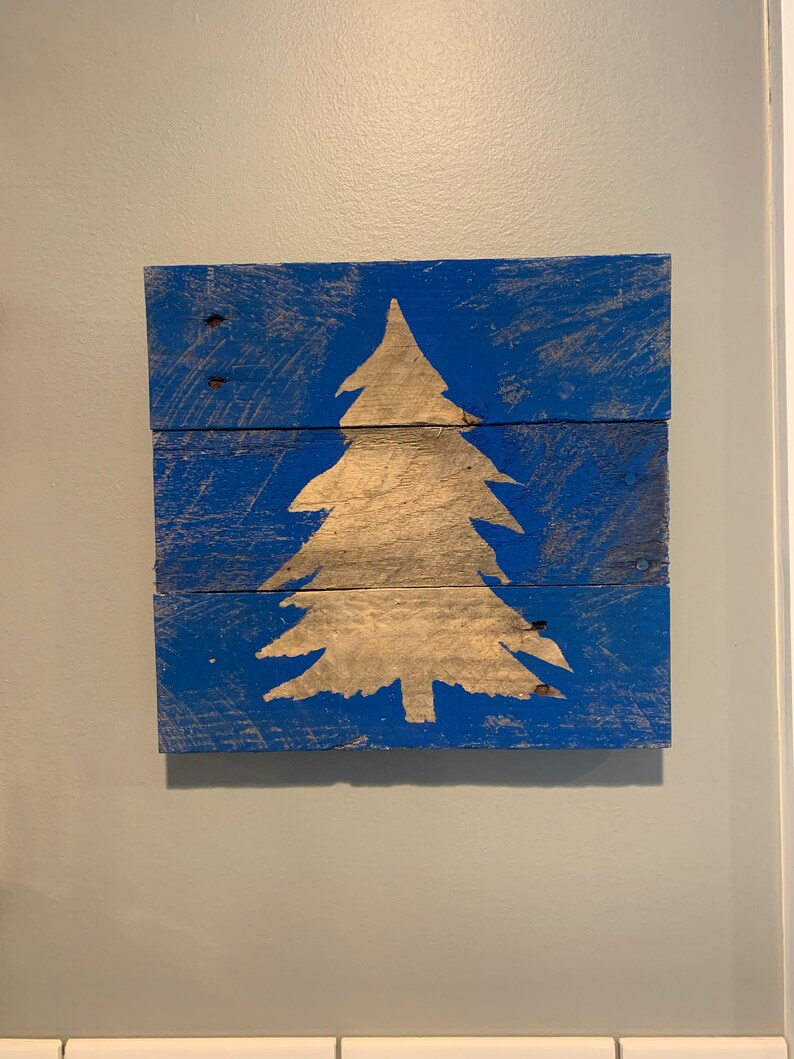 Christmas tree Christmas tree wall sign Christmas tree wall | Etsy