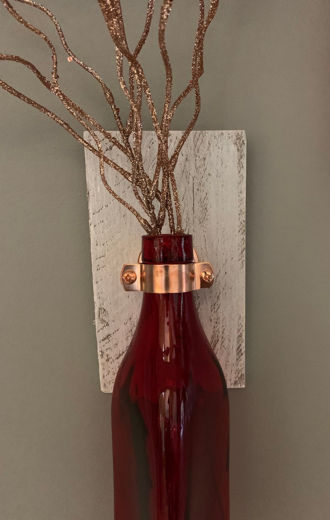 2 Wall Vases Wall Decor Vase Wall Decor Pallet Decor | Etsy