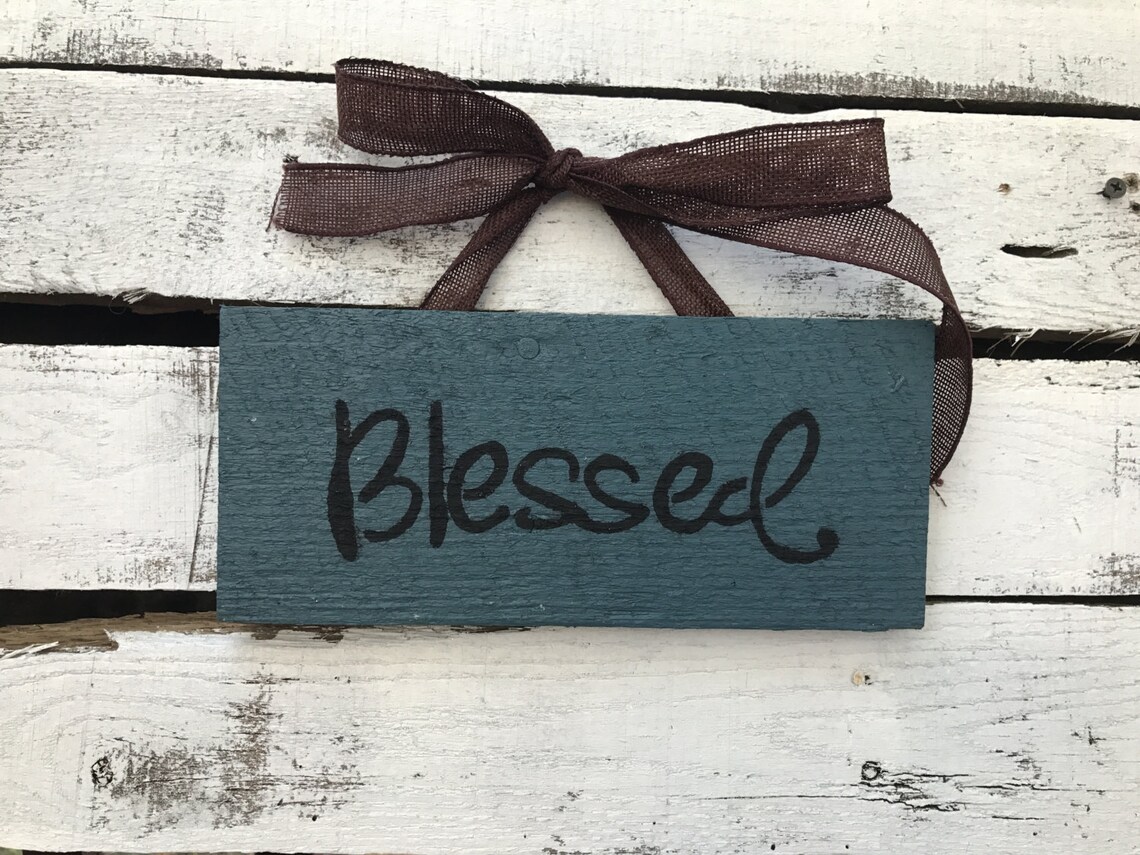 Blessed Sign Family Sign Pallet Signs Blessed Pallet Sign - Etsy