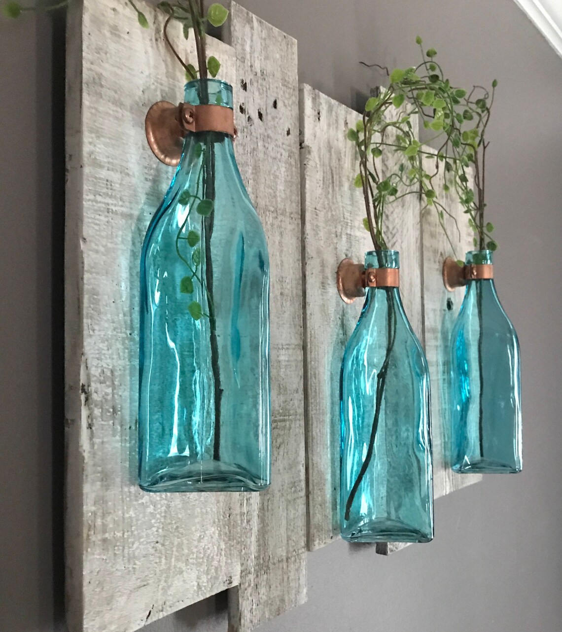 Wall Vase Rustic Wall Vase Holder Wall Vase Holder Vase - Etsy