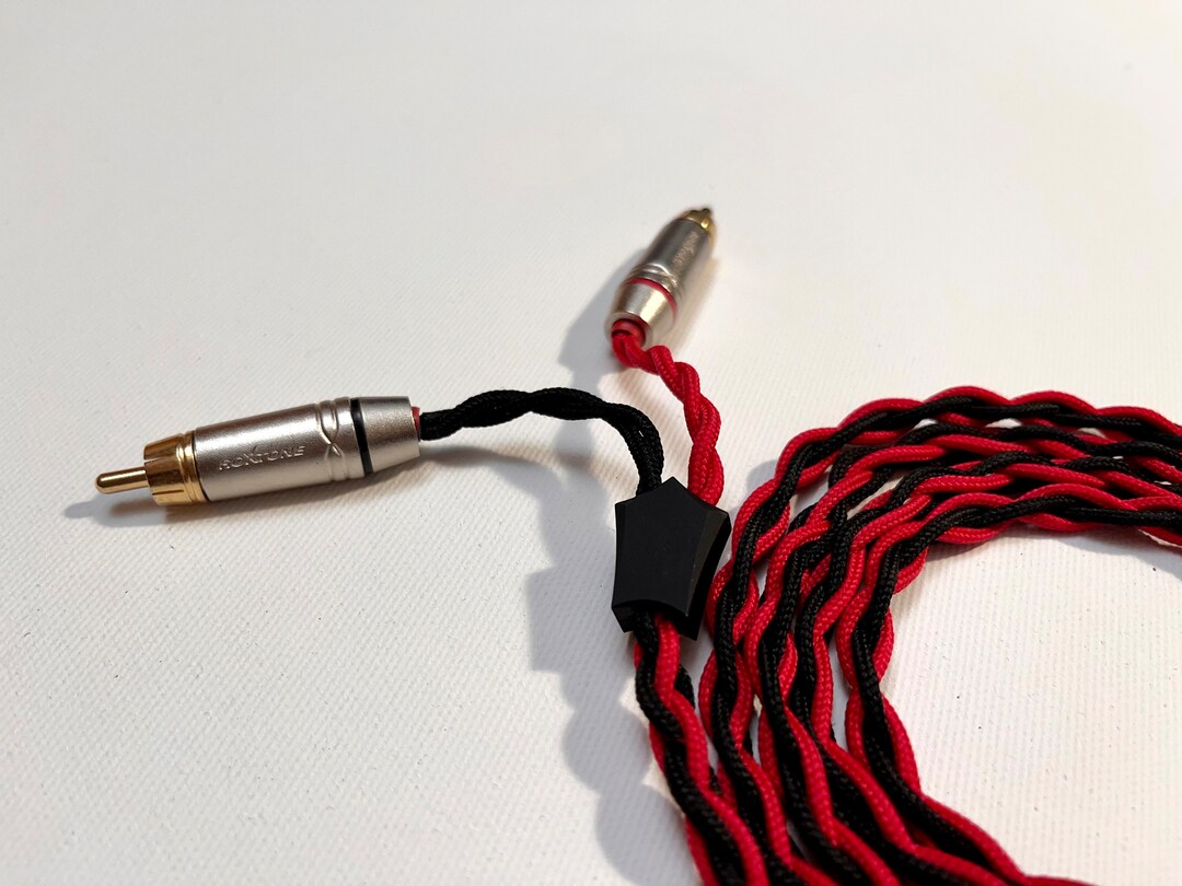 Yarara - Custom 4 Strand Interconnect Cable - Black and Red RCA - Etsy
