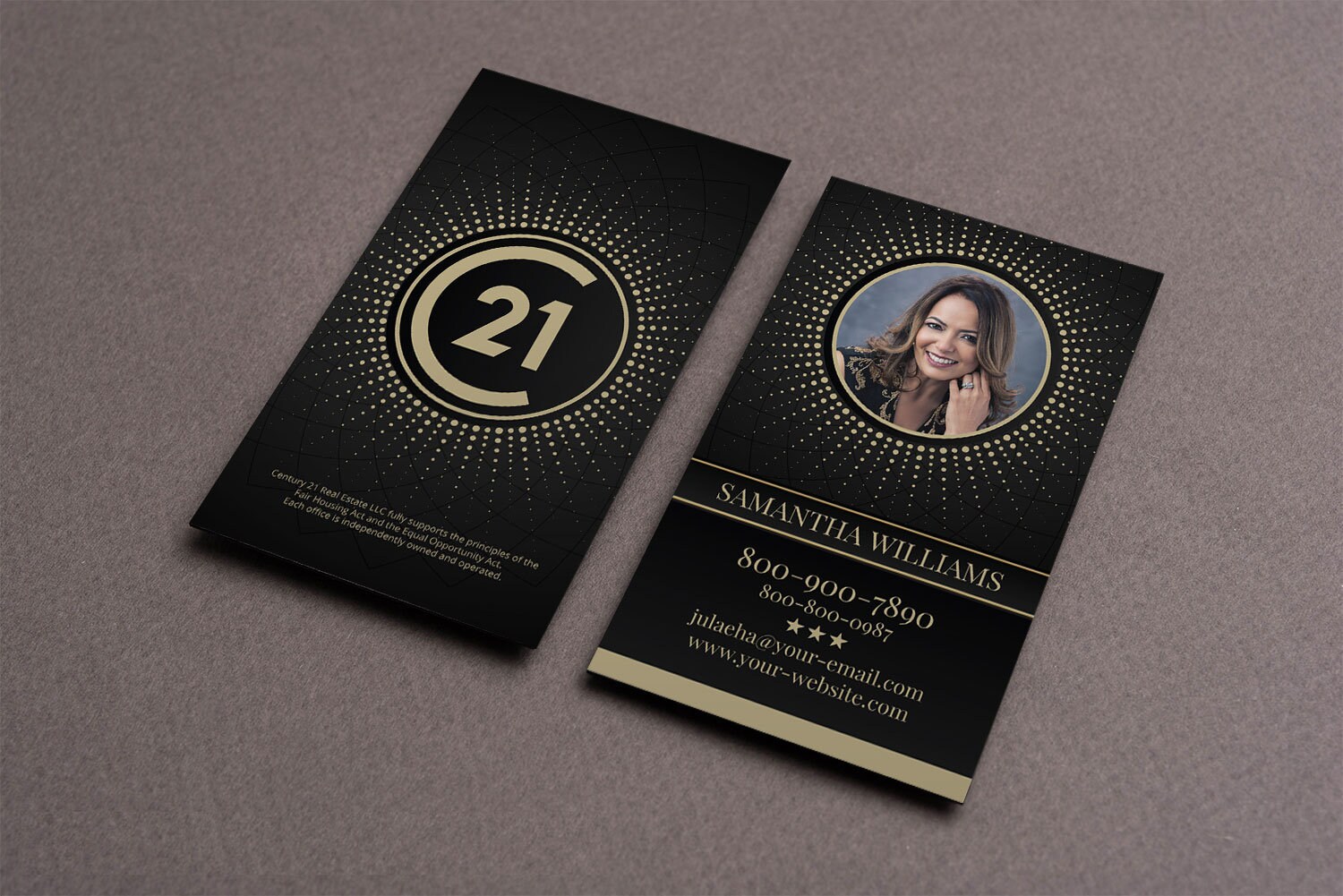 Century 21 Business Card - Real Estate Business Card Design - Realtor ...