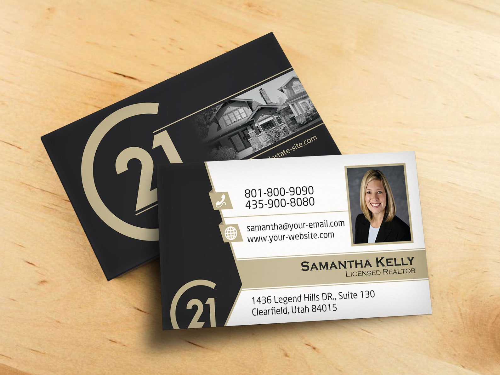 Century 21 Business Card - Real Estate Business Card Design - Realtor ...