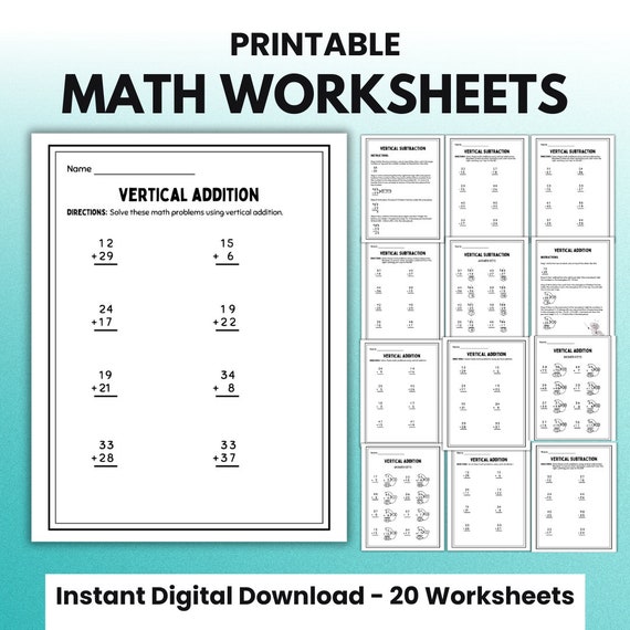 Middle School Math Worksheets
