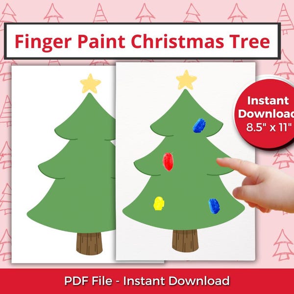 Finger Print Tree - Etsy