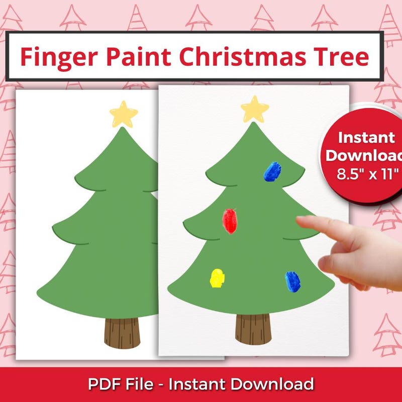 Finger Print Tree - Etsy