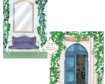 Easter in Wonderland: Scene Planner Graphic Planner Sticker - Etsy