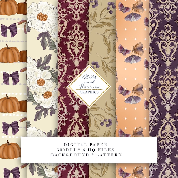 Fairytale: Digital Paper Background Graphic Clipart - Etsy