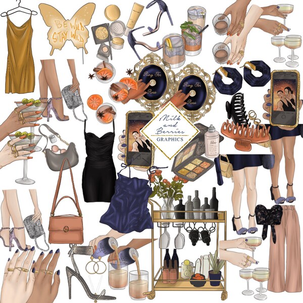 Girls Night Out Clip Art Etsy