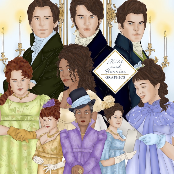 Bridgerton Planner Stickers - Etsy