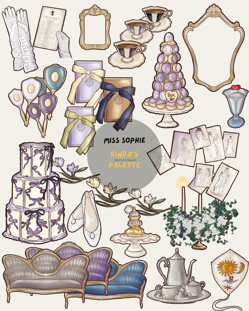 Miss Sophie | Bridgerton Season 4-inspired Planner Clipart |PNG ...