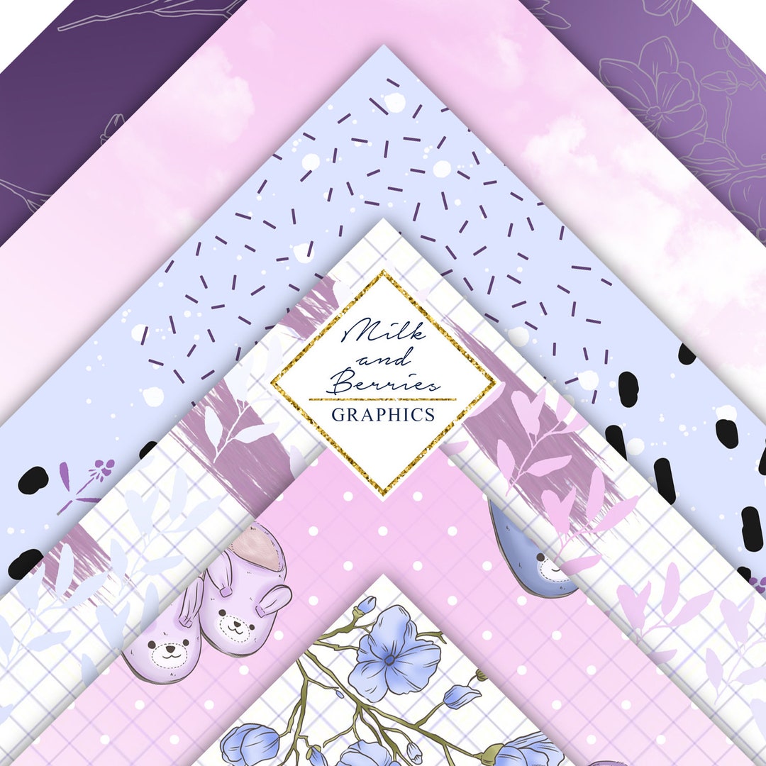 Slumber Party: Digital Paper Pack, Planner Graphic, Planner Sticker ...