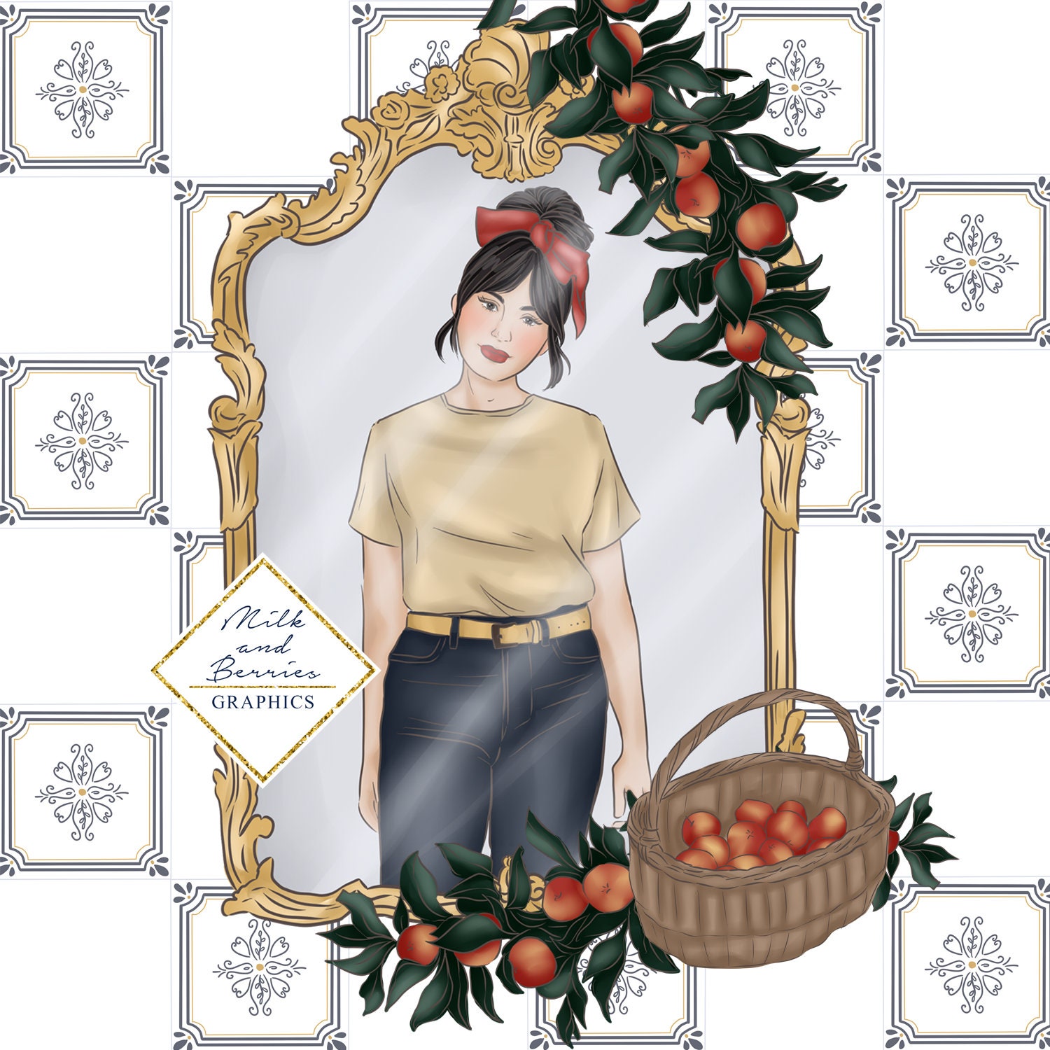 Snow White: Graphic Clipart Scrapbook Material Digital | Etsy