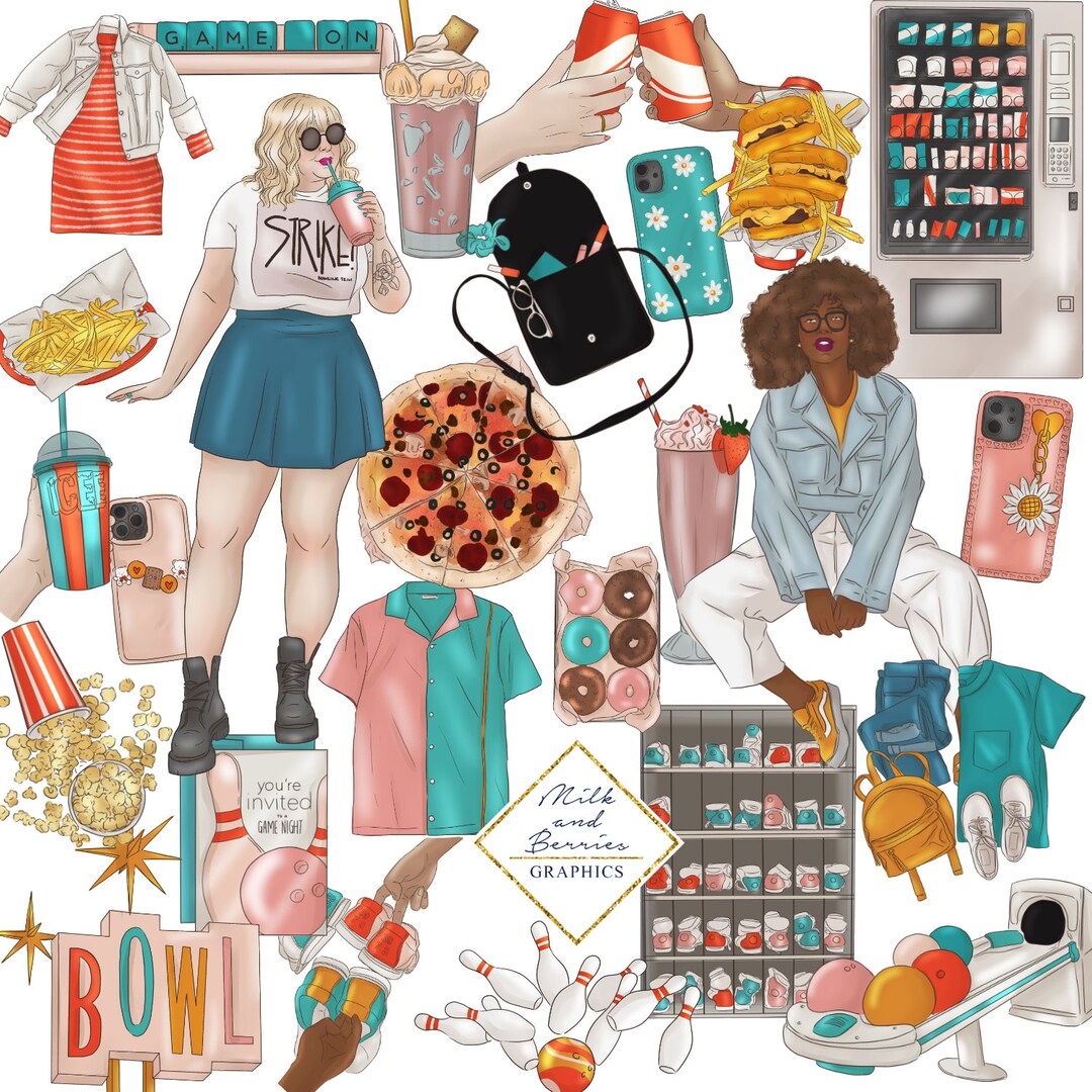 Strike: Clipart, Planner Graphic, Planner Sticker, Scrapbook Material ...