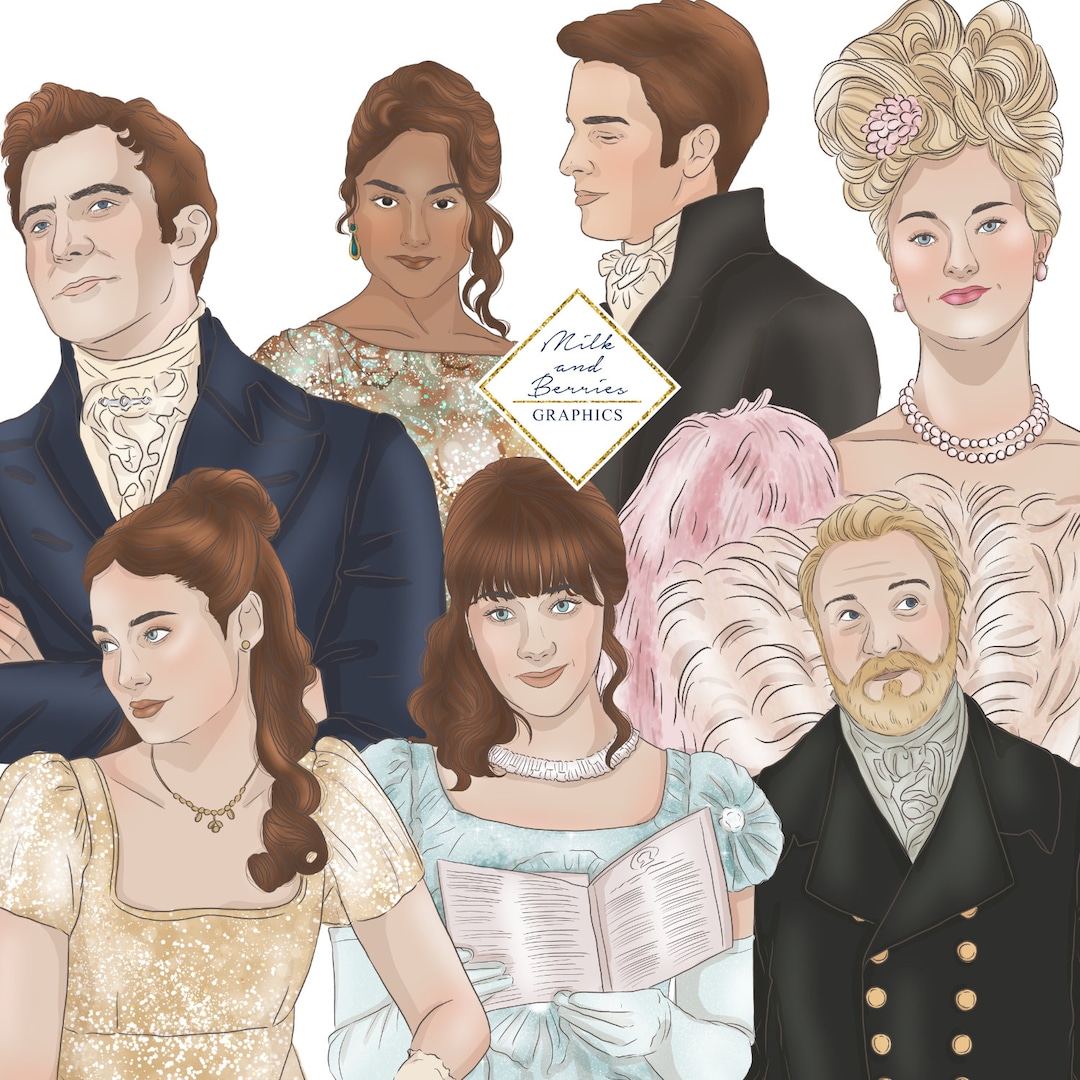 Penelope Clipart Set: Fashion Girl PNG Graphics (instant Download) - Etsy