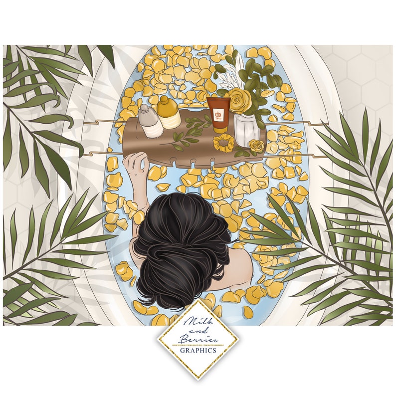 Chillax: Scene Illustration Background Scrapbook Material - Etsy