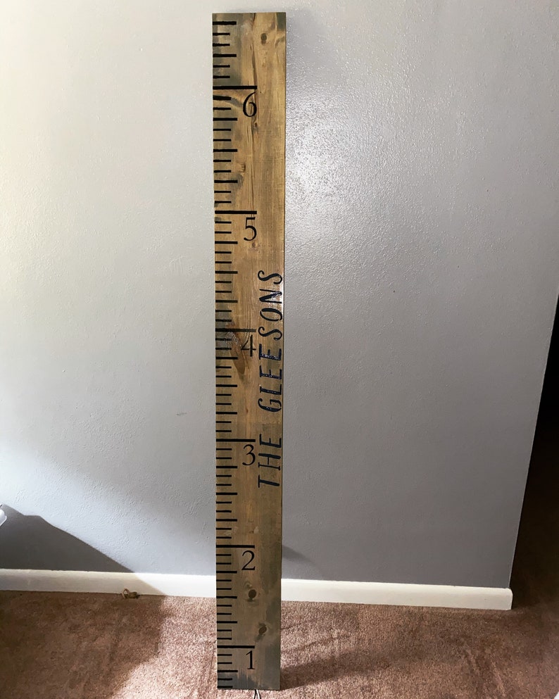 6 foot growth ruler | Etsy