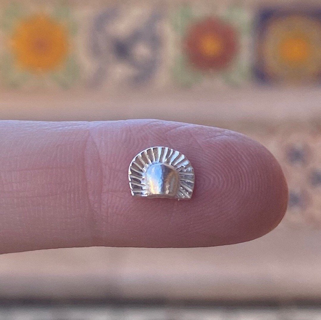 Sterling Silver Half Circle, Solderable Embellishment Forjewelry Making ...