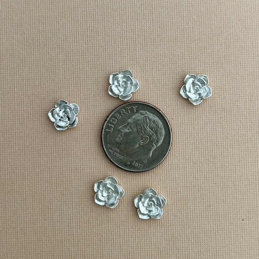 ROSE, Silver Casting, Solderable Silver Rose for Jewelry Making - Etsy