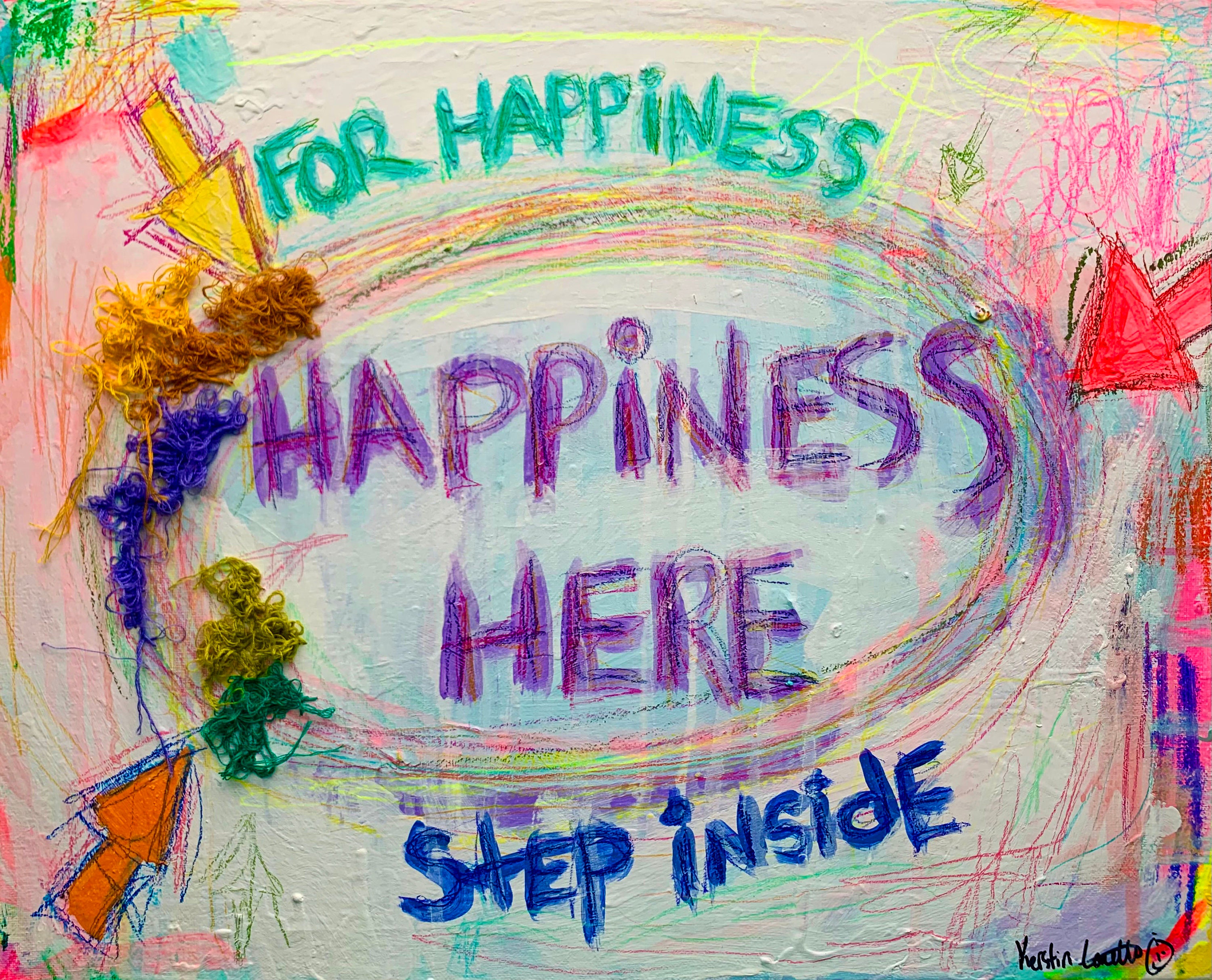 Depression Art Original/depression Art/colorful Abstract Artwork ...