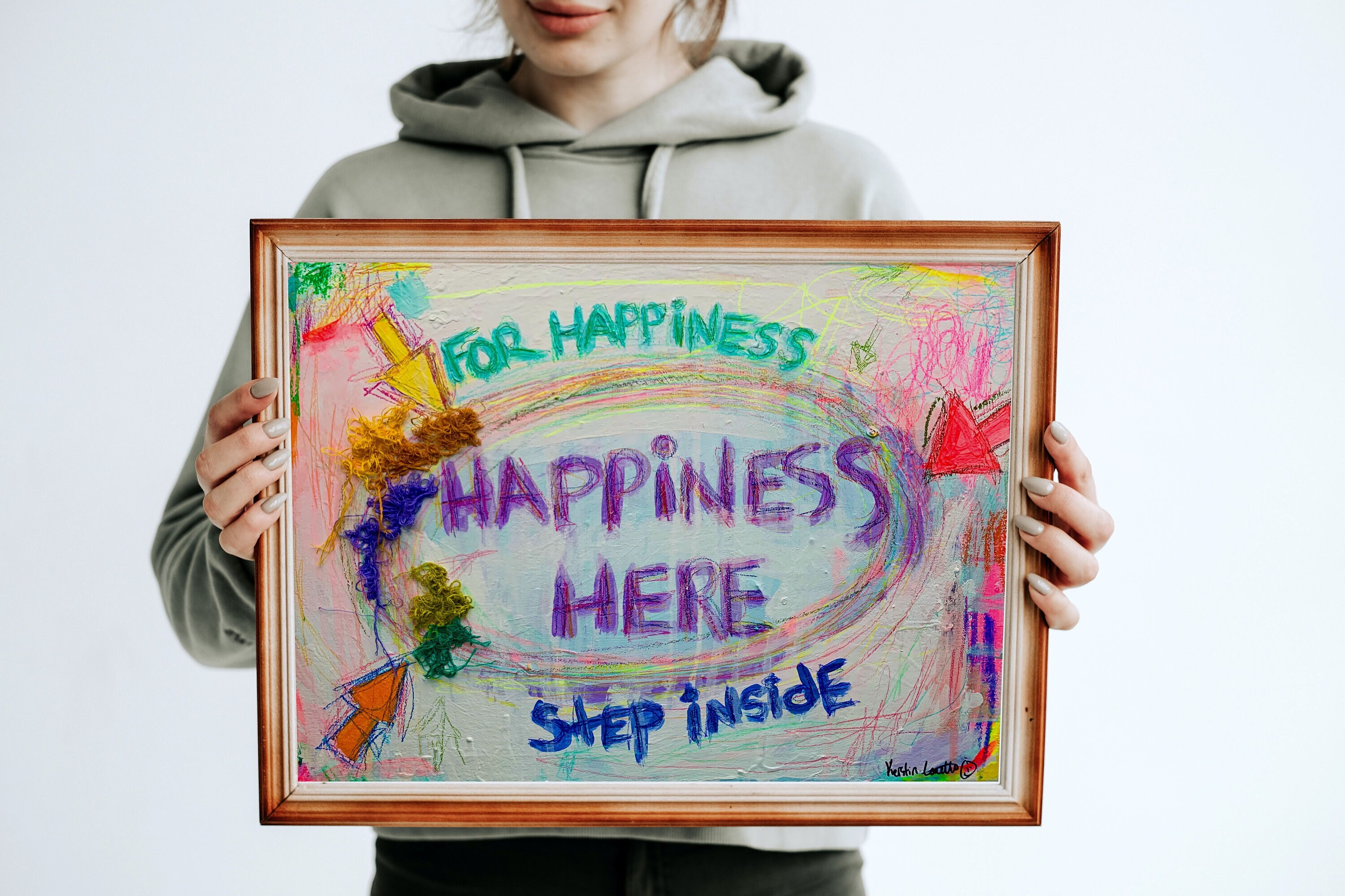 Depression Art Original/depression Art/colorful Abstract Artwork ...