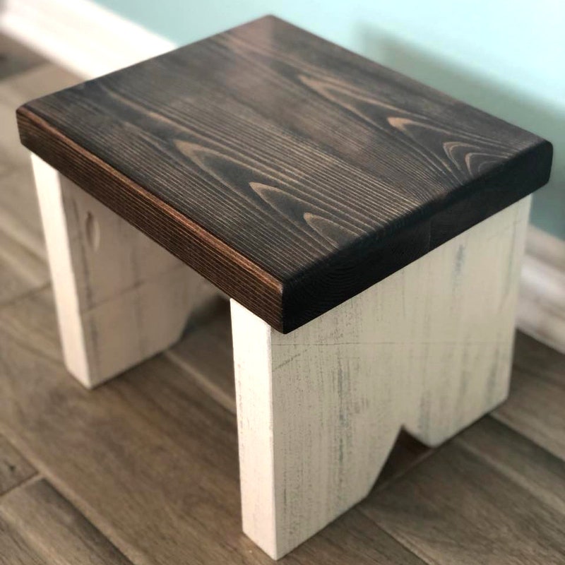 Rustic Stool - Etsy