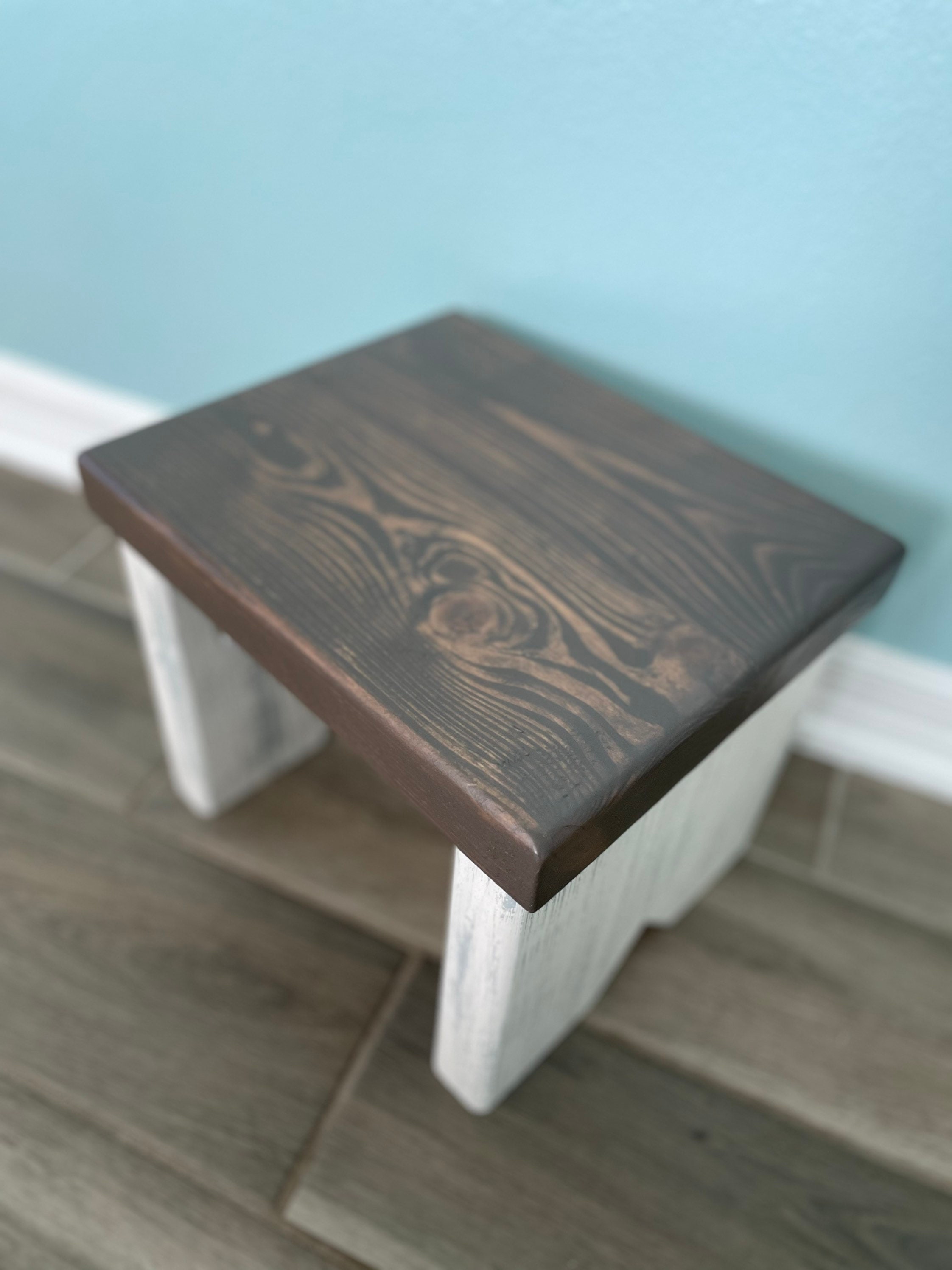Farmhouse Solid Wood Rustic Kids Step Stool Riser - Etsy