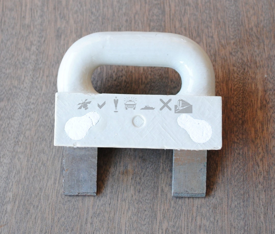 PORCELAIN ELECTRICAL FUSE Industrial Art Antique Tool Fusible ...