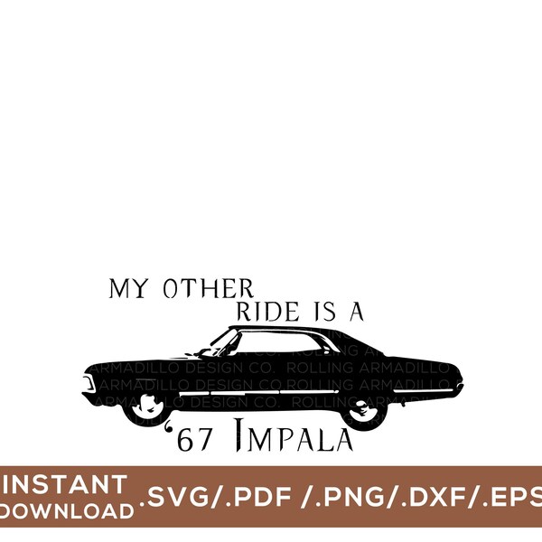 67 Impala Dxf File - Etsy