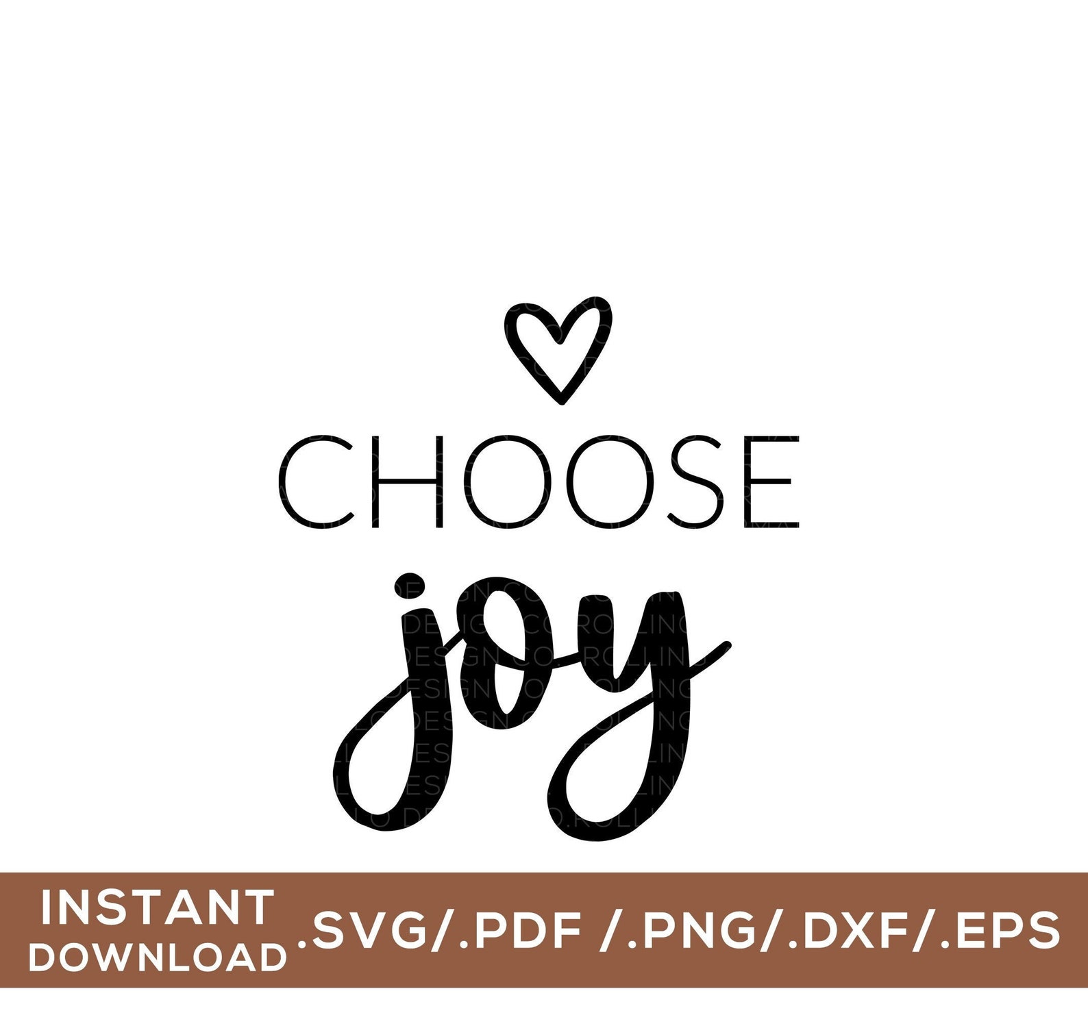 Choose Joy / Digital Cut File / Svg Png Dxf Pdf Eps - Etsy